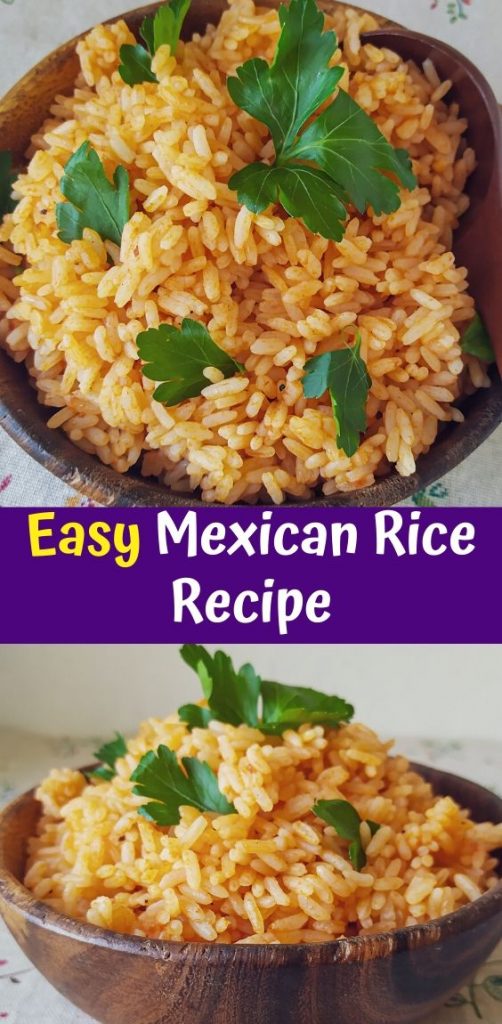 Easy Mexican Rice Recipe -{Authentic Mexican Rice}