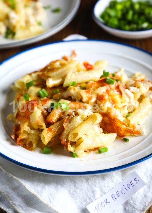 EASY BUFFALO CHICKEN PASTA RECIPE - {Best Chicken Pasta recipe]
