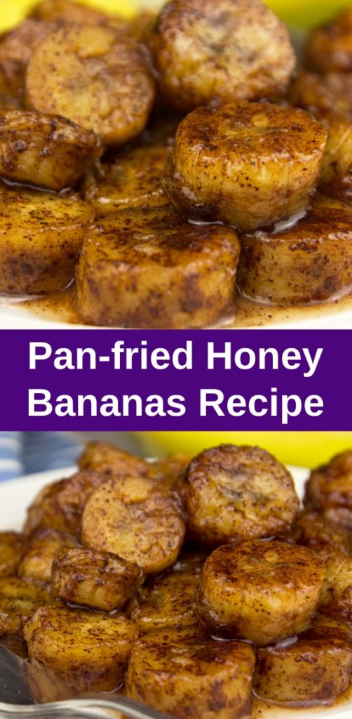 Pan-Fried Honey Bananas l™ {Quick and Easy}