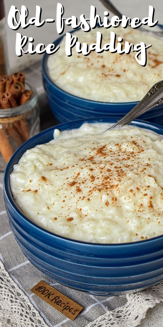 BEST Old-Fashioned Rice Pudding Recipe