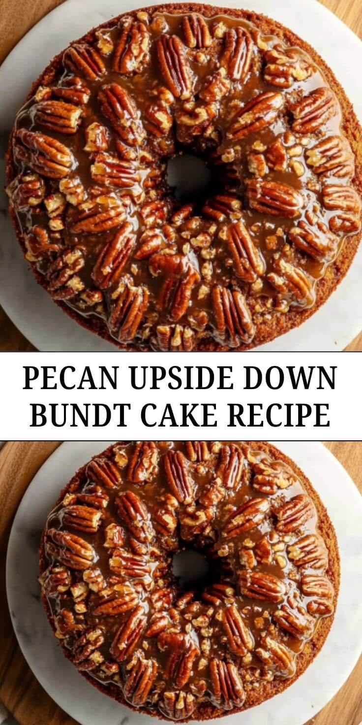 Pecan Upside Down Bundt Cake | 100K Recipes
