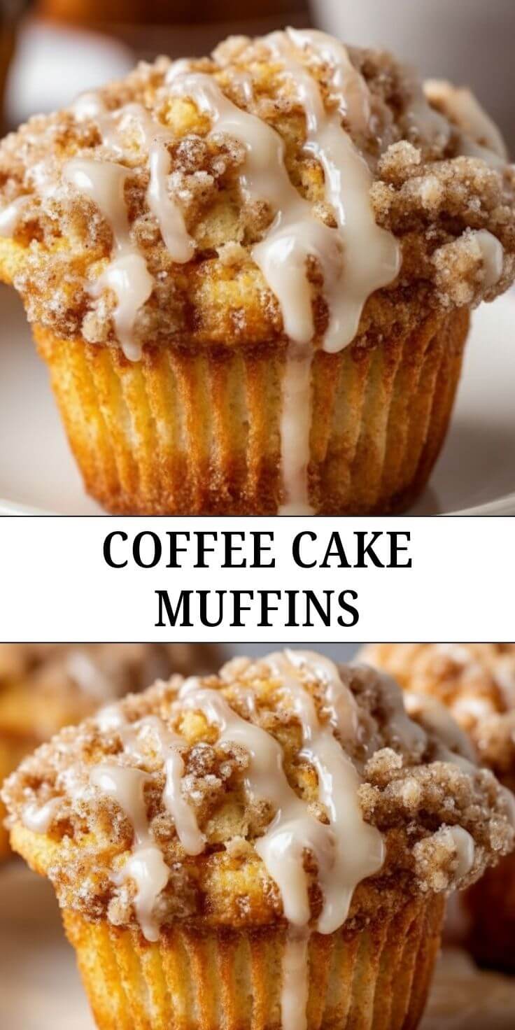 Easy Coffee Cake Muffins With Crumble Topping