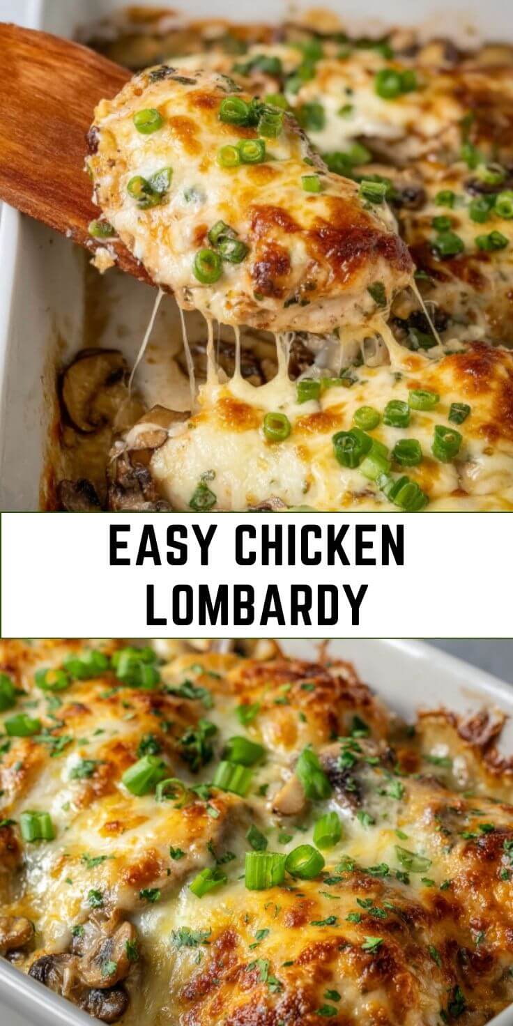 Easy Chicken Lombardy Recipe | 100K Recipes