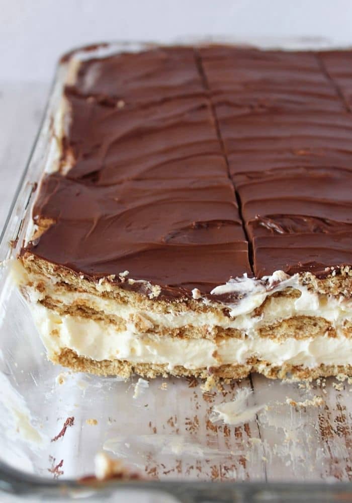 No Bake Chocolate Eclair Cake Recipe 5 ingredients No Bake Chocolate Eclair Cake Recipe 5 ingredients