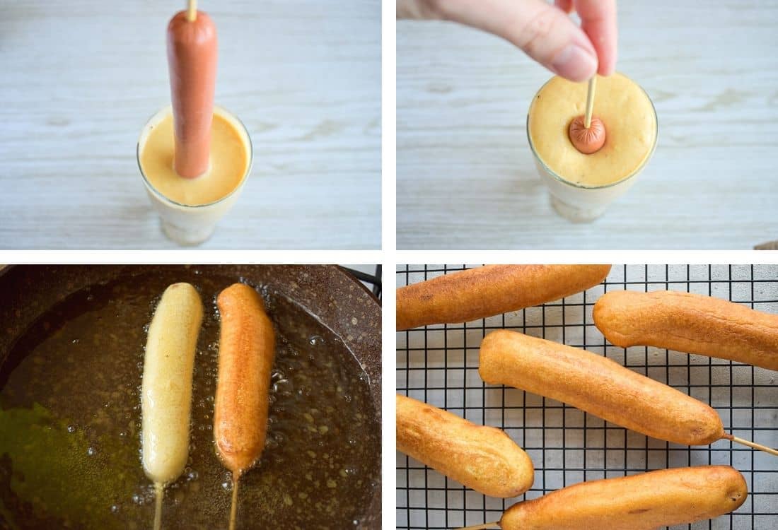 How to Make Homemade Corn Dogs - 100KRecipes